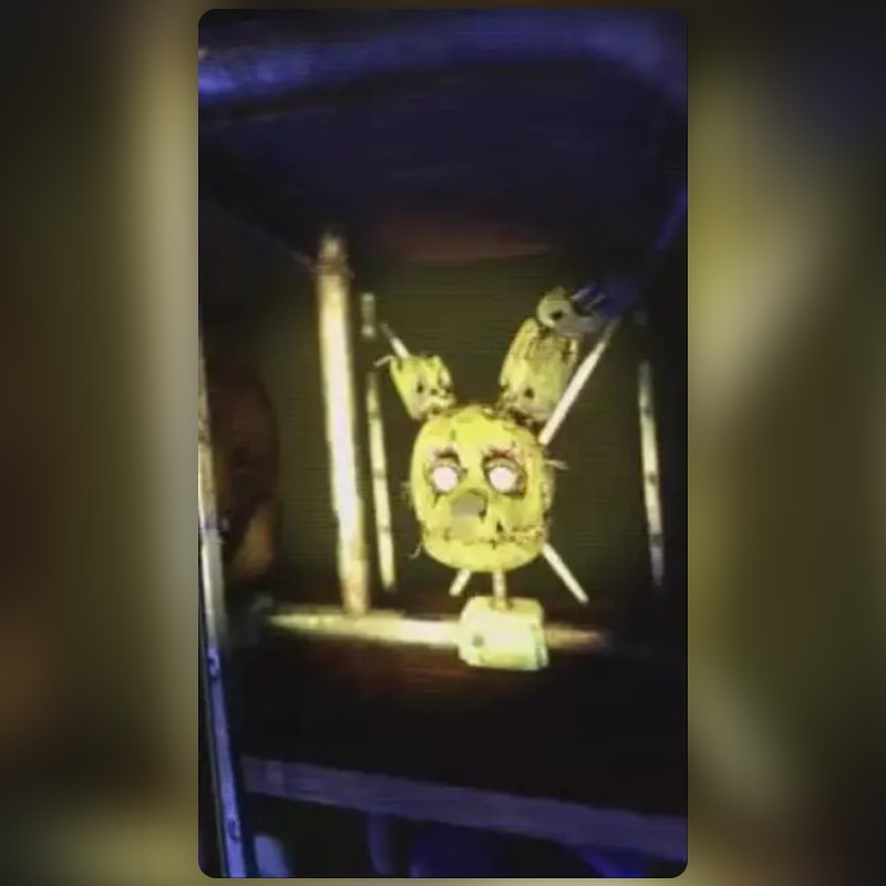 FNAF Worn Trap Lens by CritterPro - Snapchat Lenses and Filters
