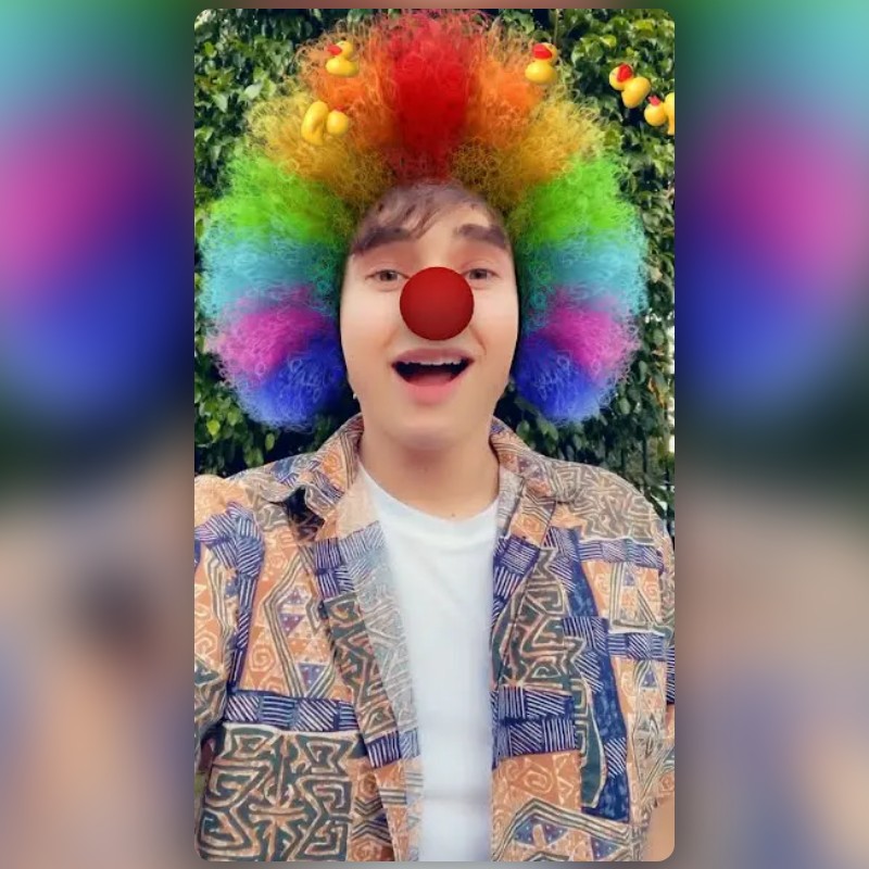 Funny Clown Filter by Snapchat | Snapchat Lenses