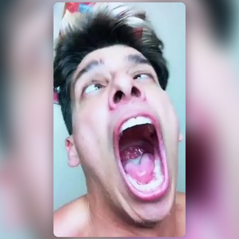 comedy face Lens by Snapchat - Snapchat Lenses and Filters