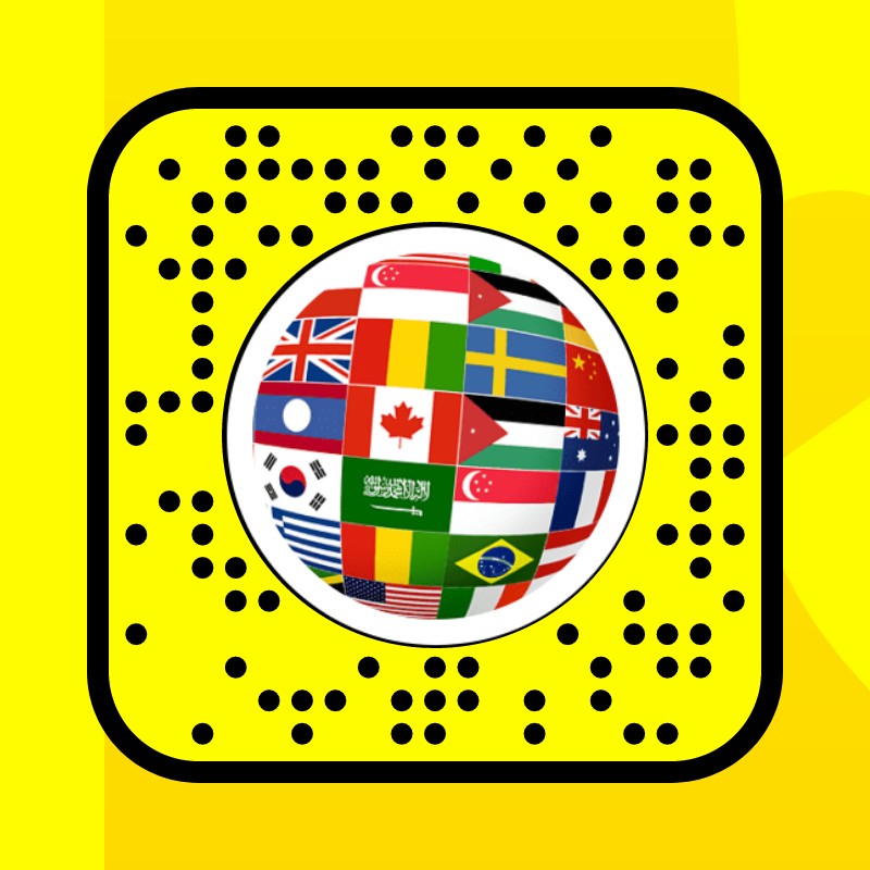 countries flags Lens by Snapchat - Snapchat Lenses and Filters