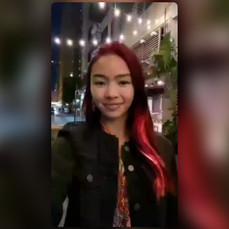 Red Ruby Hair Filter by Crawly Goat | Snapchat Lenses