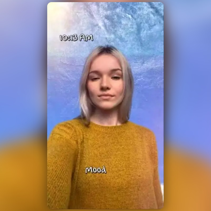 Mood Time Filter by Kawaljot Singh⭐ | Snapchat Lenses