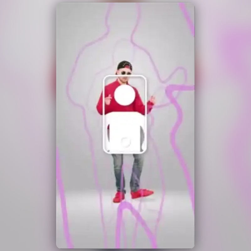 Neon Outline Zoom Filter by Under 25 Carol D'silva | Snapchat Lenses