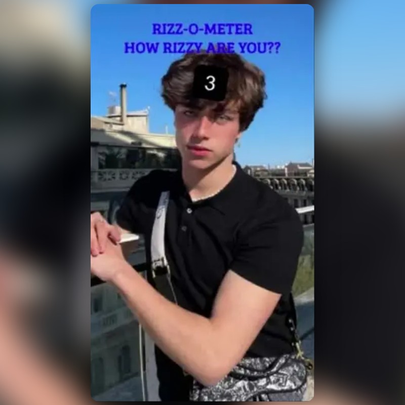 Rizz-O-Meter Lens by ERNIE - Snapchat Lenses and Filters