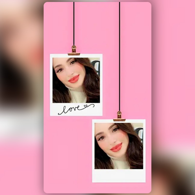 Frame White Pink Lens by Sunny Bahadurpuria🎥 - Snapchat Lenses and Filters