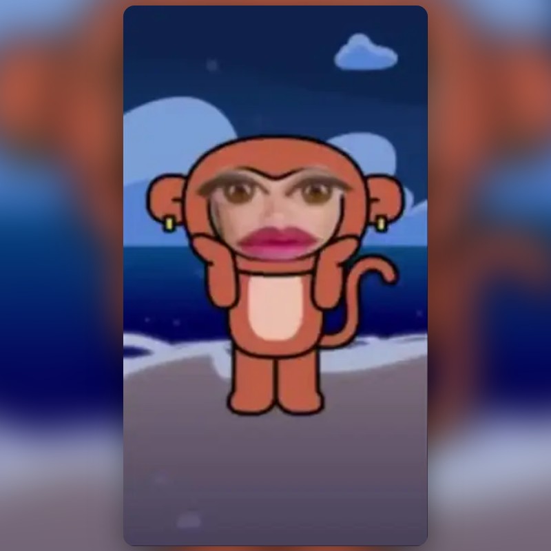 Funny monkey dance Lens by Playdapptown - Snapchat Lenses and Filters