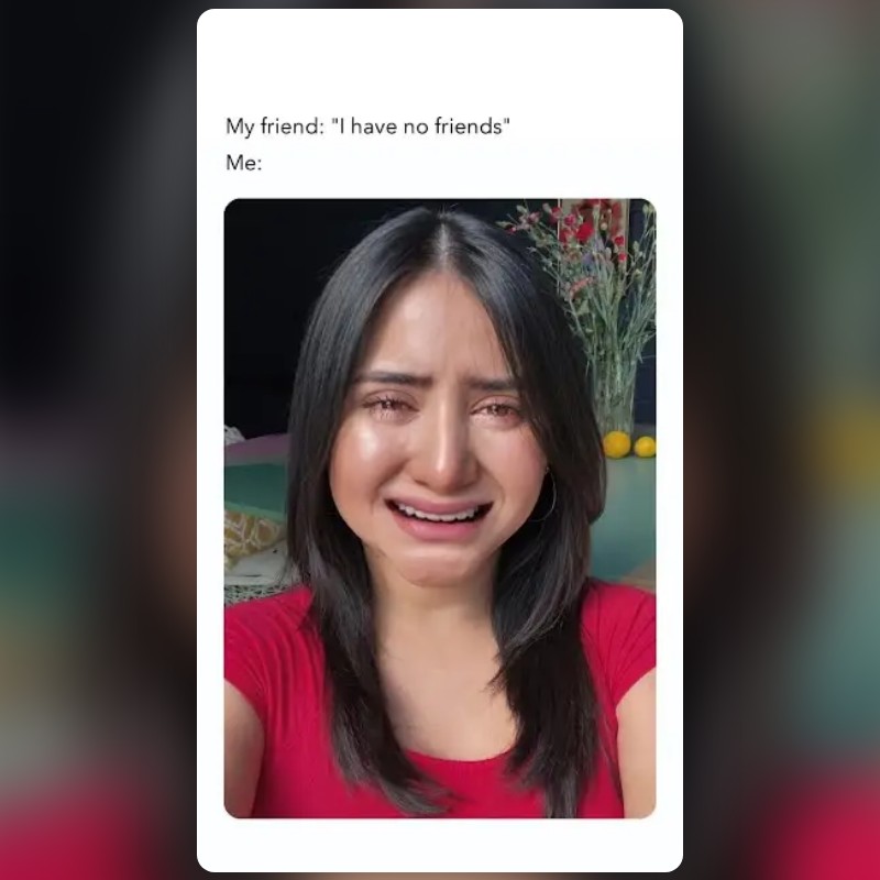 Crying Meme Filter by Snapchat | Snapchat Lenses