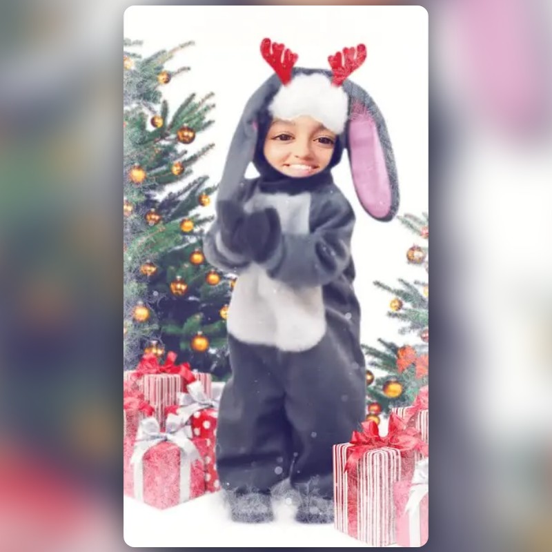 Winter Bunny Lens by Snapchat - Snapchat Lenses and Filters