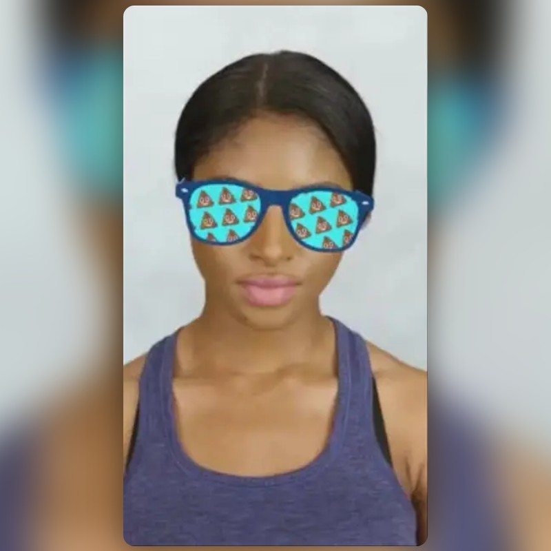 Poo Glasses Filter by Ohi Studio | Snapchat Lenses