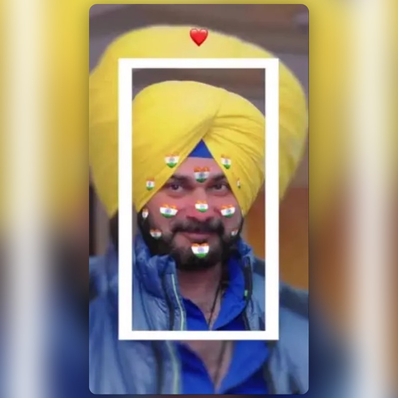 Navjot Singh India Filter by Shahid Reality 🔥 | Snapchat Lenses