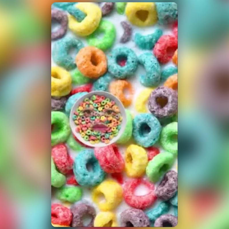 fruit loops Lens by stevani - Snapchat Lenses and Filters