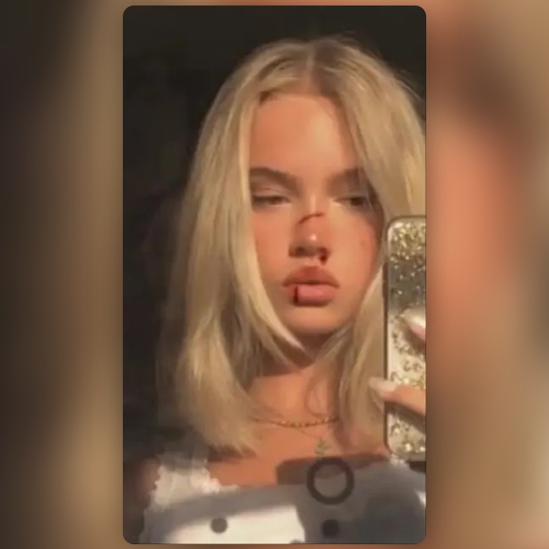 Face Blood Lens by Osly - Snapchat Lenses and Filters