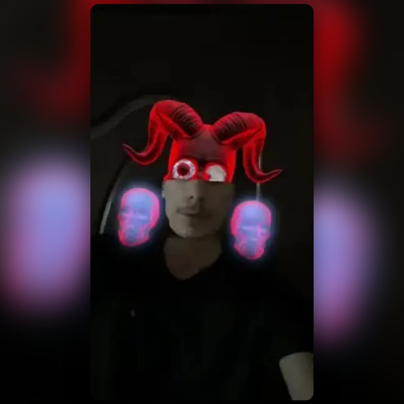 Human skull Lens by Mazn Zrary - Snapchat Lenses and Filters