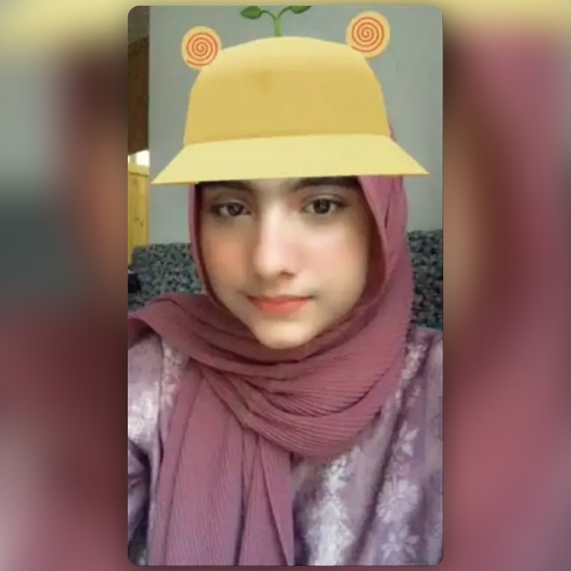 Bean Sprout Hat Filter by Shania | Snapchat Lenses