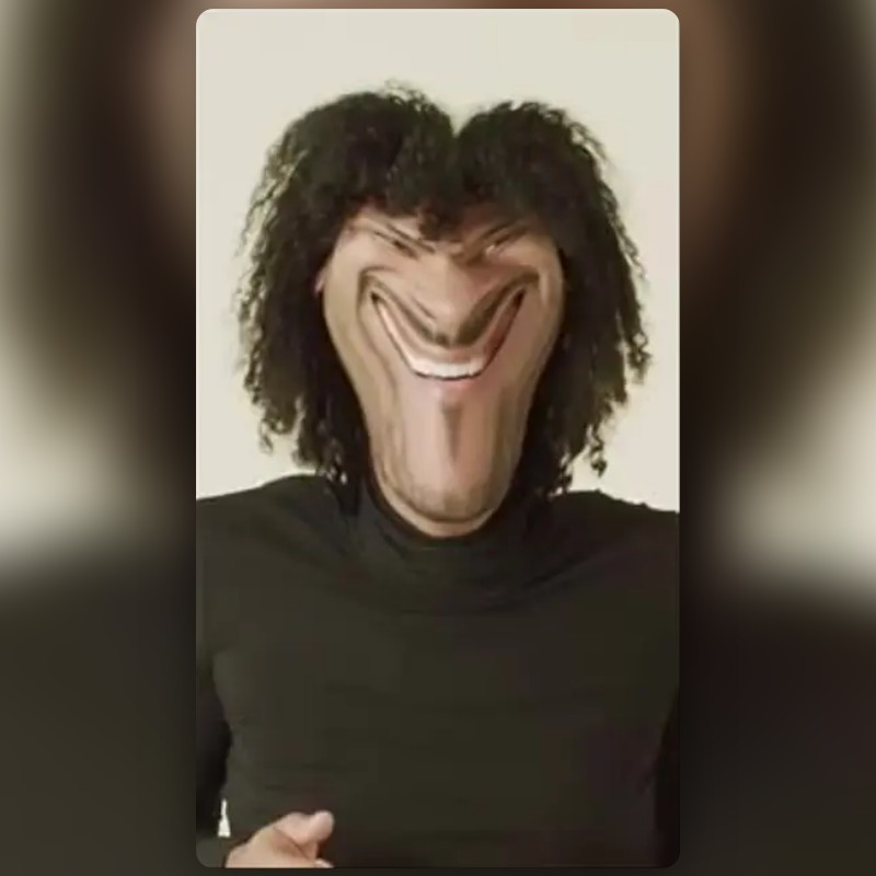 evil funny face Lens by Chania - Snapchat Lenses and Filters