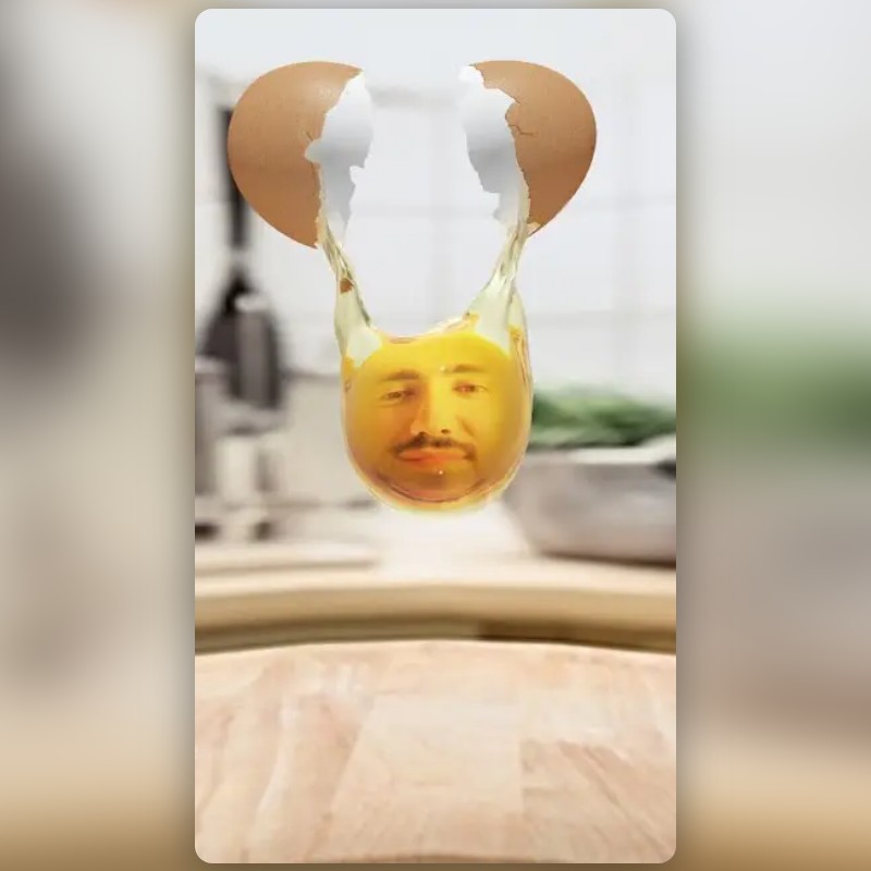 Egg Yolk Lens by Snapchat - Snapchat Lenses and Filters