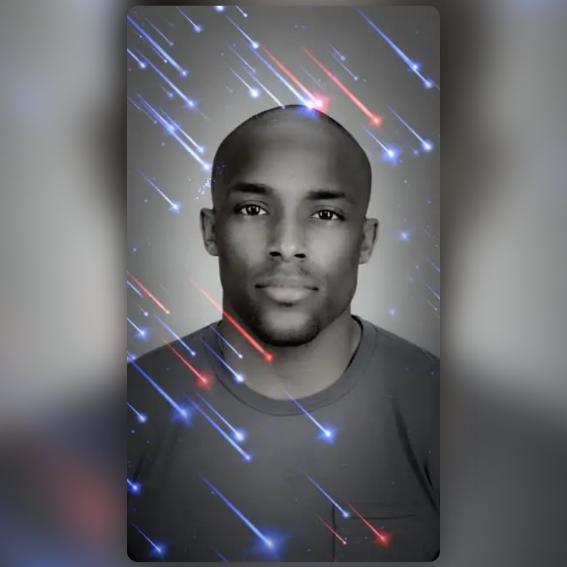 Falling Stars Lens by Snapchat - Snapchat Lenses and Filters