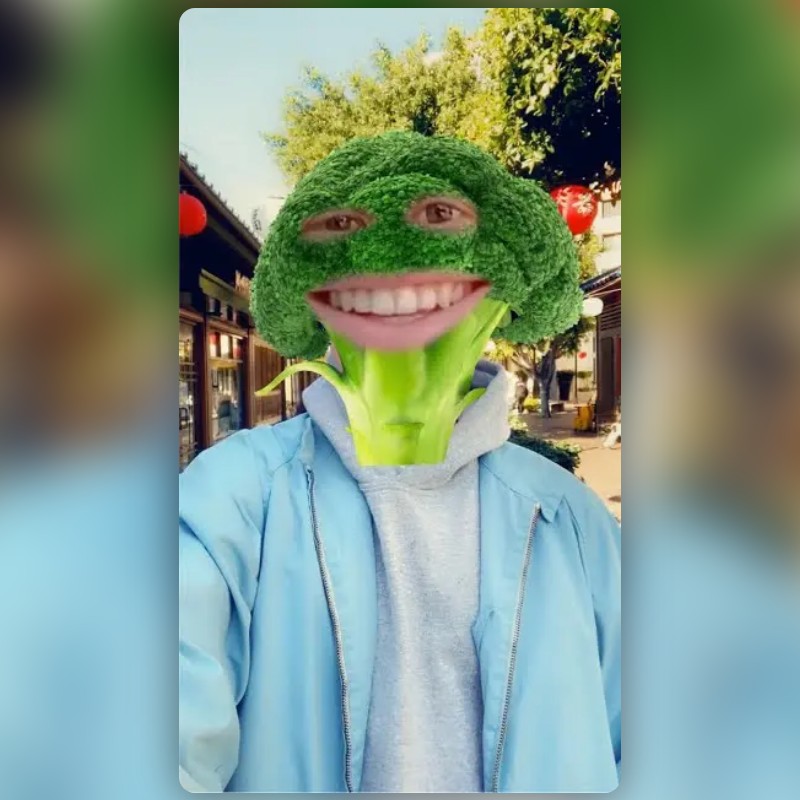 Broccoli Head 🥦 Lens by Snapchat - Snapchat Lenses and Filters