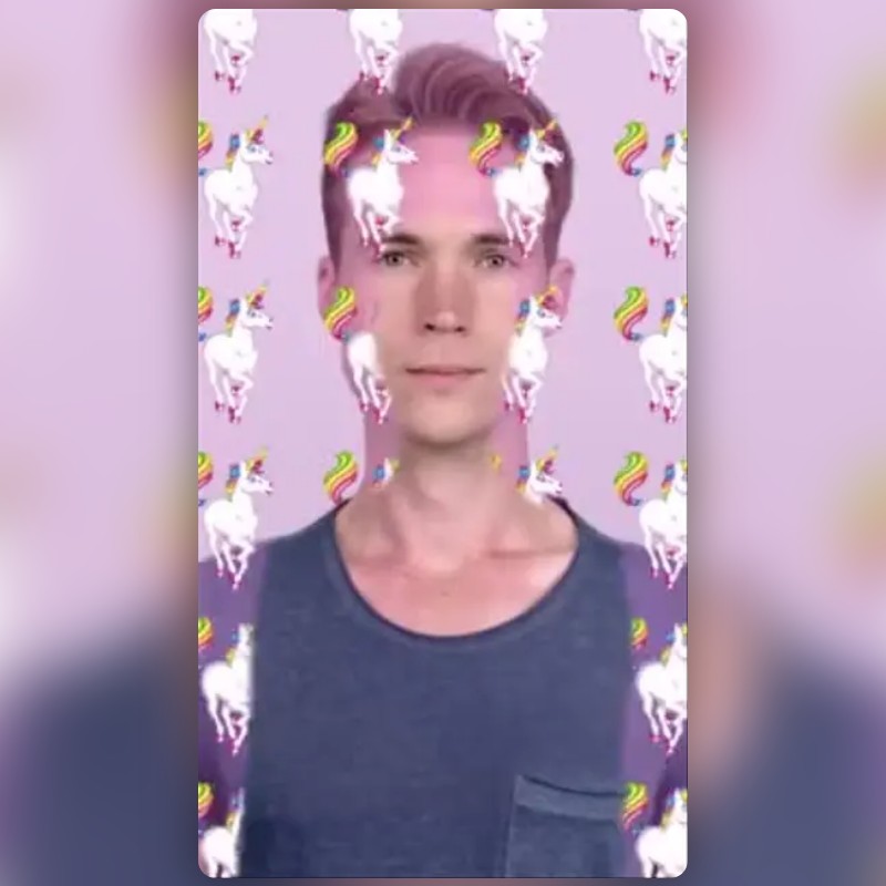 lisa frank unicorn Filter by TyeDyeWitchQueen | Snapchat Lenses