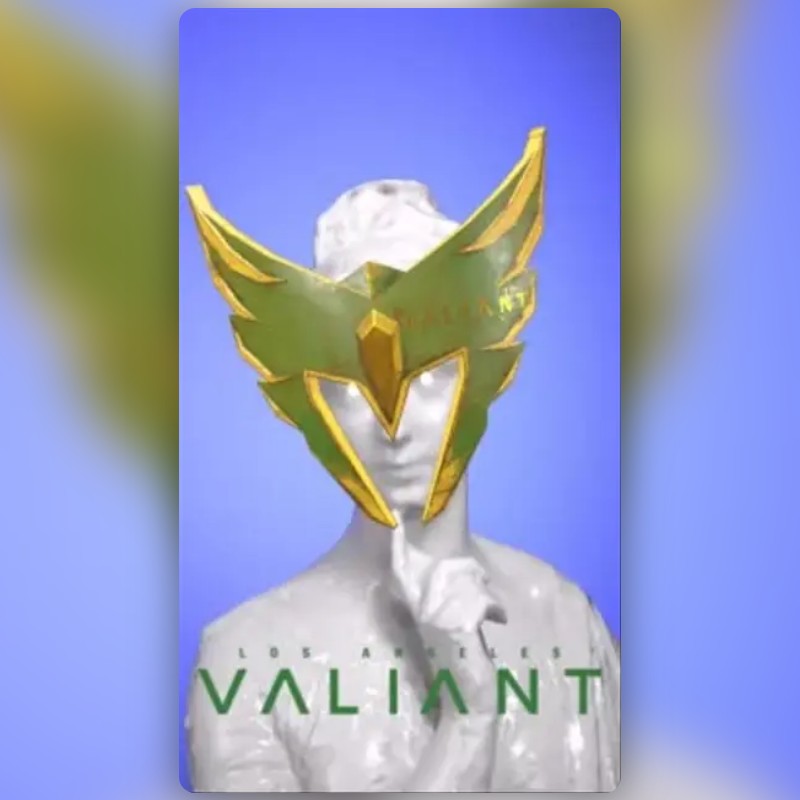 Valiant OWL Mask Lens by Paper Triangles 😎 - Snapchat Lenses and Filters