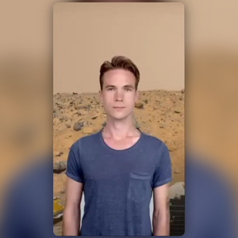 Mars Background Filter by Jay Nom | Snapchat Lenses