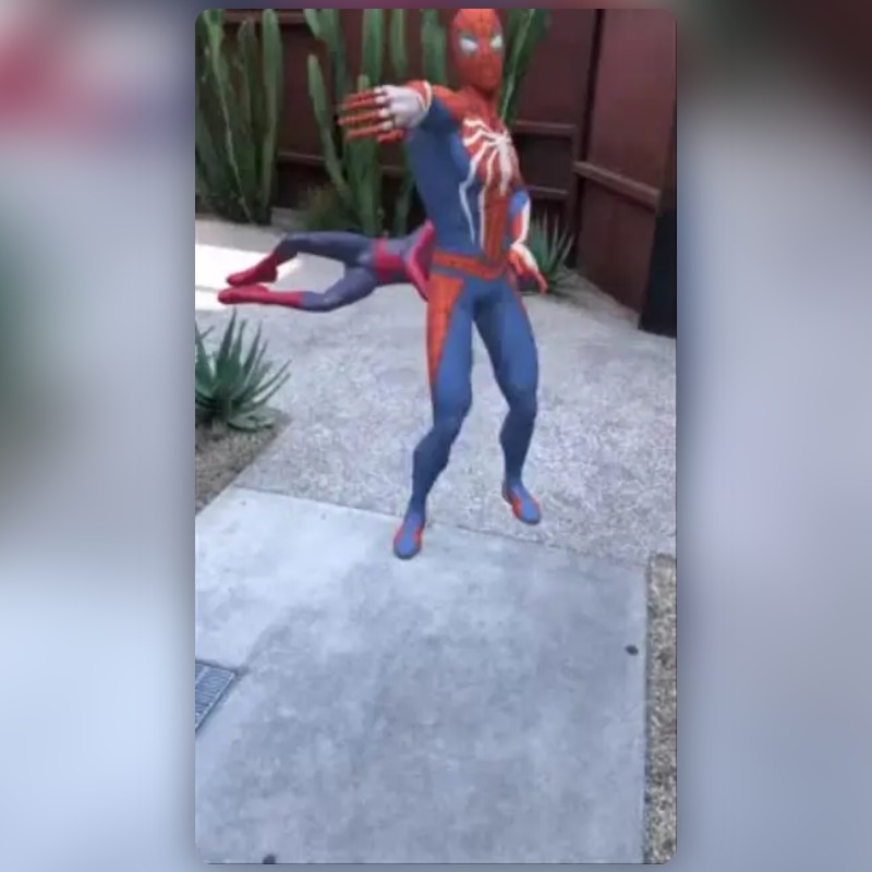 Spider Man 3D Lens by A͏rmeen Mustafa - Snapchat Lenses and Filters