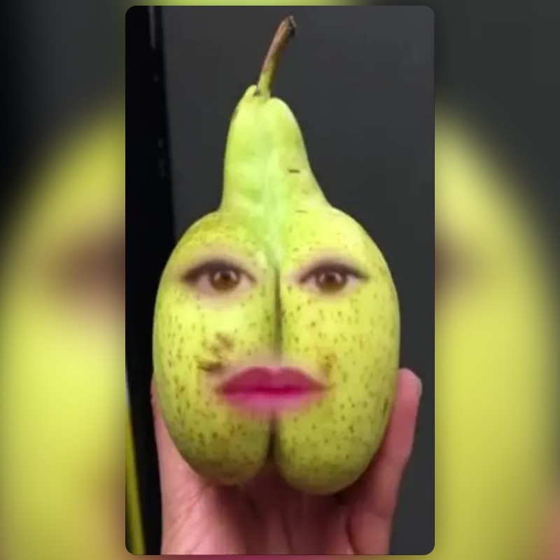 funny fruit Lens by Luis Serra - Snapchat Lenses and Filters