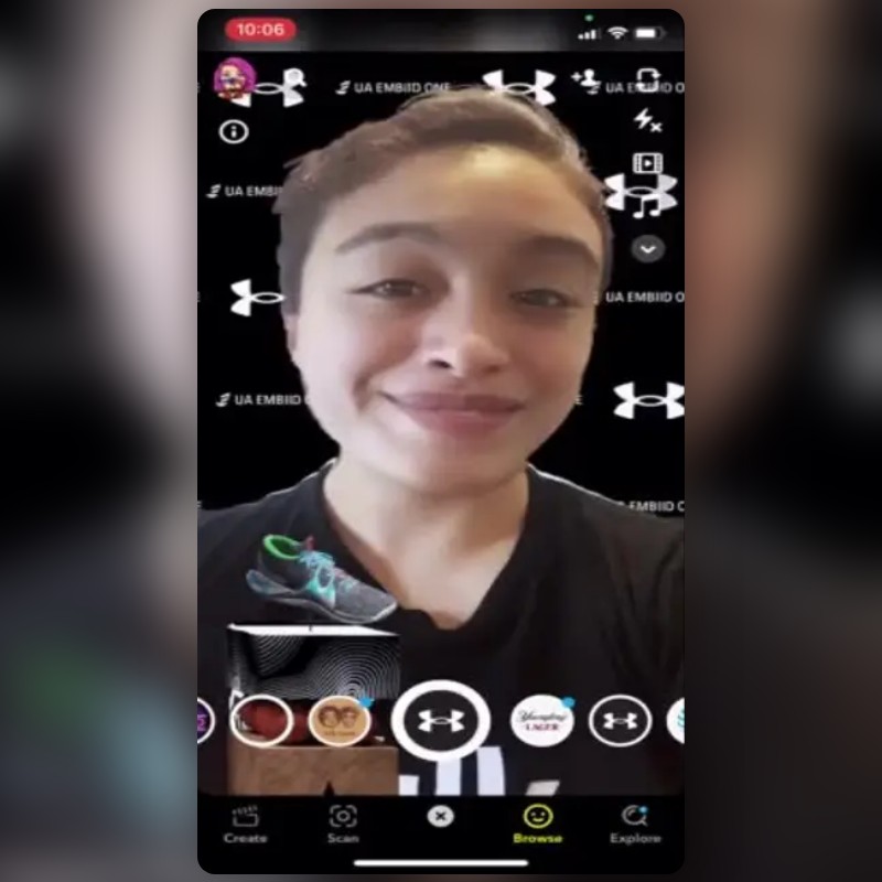 E1 Gamer Night vA Filter by Under Armour | Snapchat Lenses