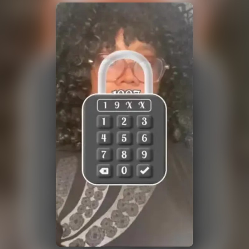 Lock Code Filter by Sitan 🦋 | Snapchat Lenses