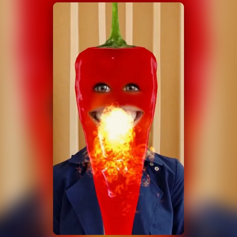 Chili Head Filter by Snapchat | Snapchat Lenses