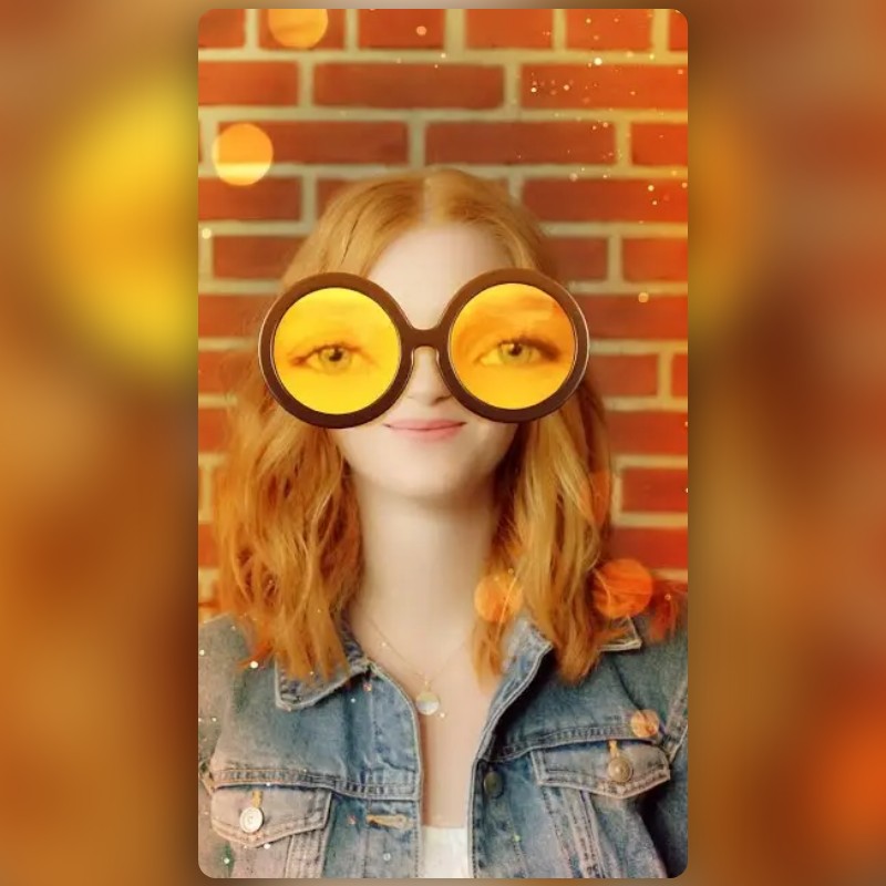 Big Eye Glasses Filter by Snapchat | Snapchat Lenses