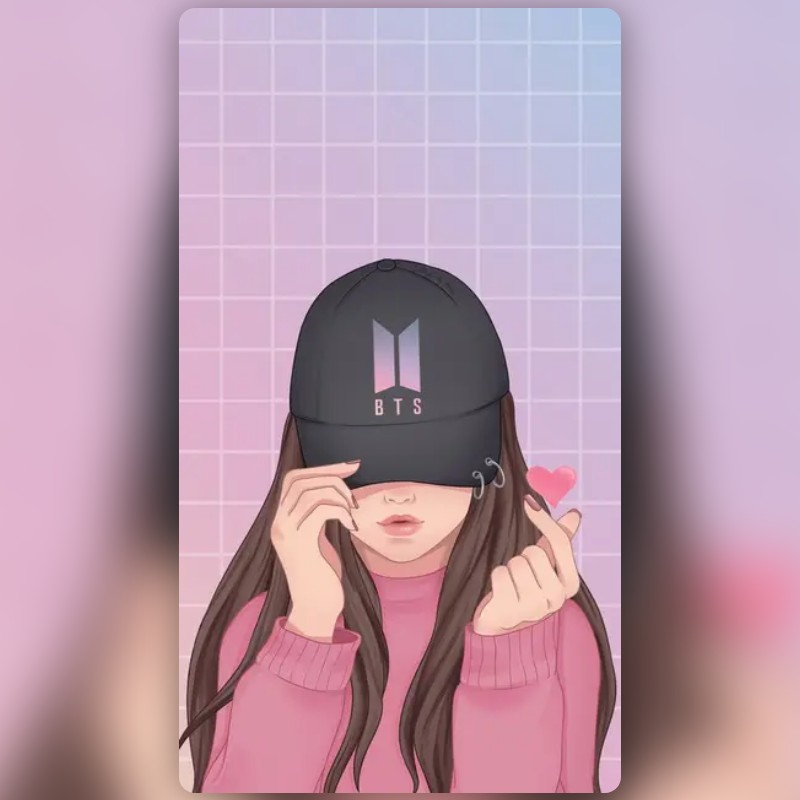 Girl Tiktok cap Lens by Mabast King - Snapchat Lenses and Filters