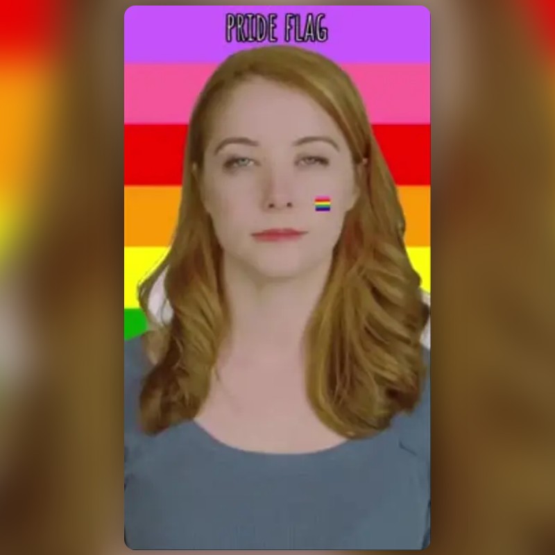 LGBTQ pride flag Lens by Under25dejo - Snapchat Lenses and Filters