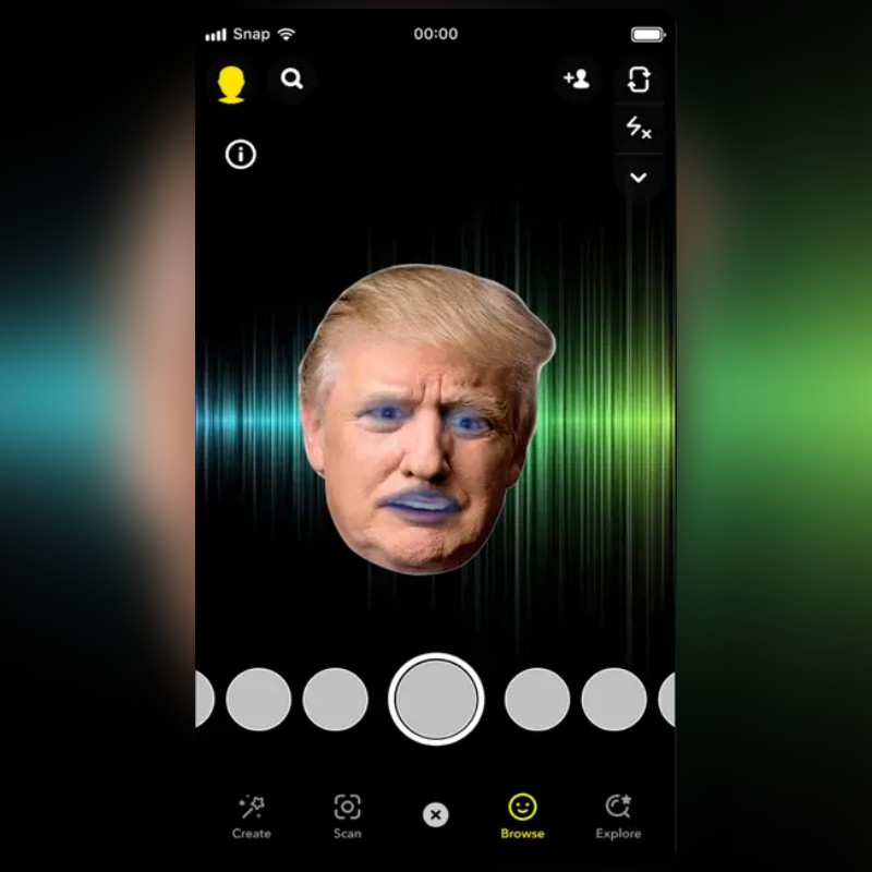 Trump Head Filter by Billy The Canadian | Snapchat Lenses