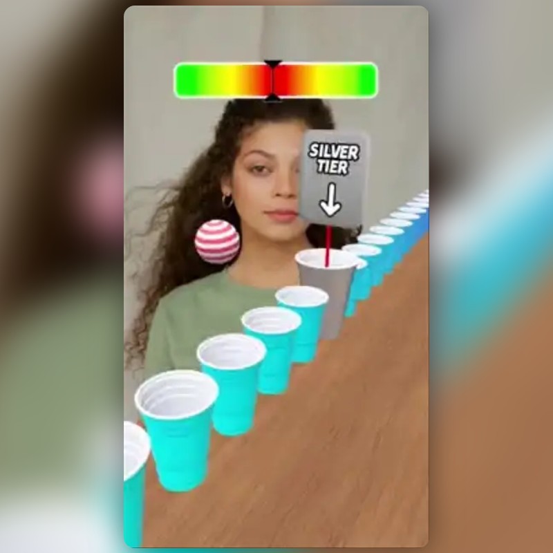 Ball in Cup Game Filter by Pratyush | Snapchat Lenses