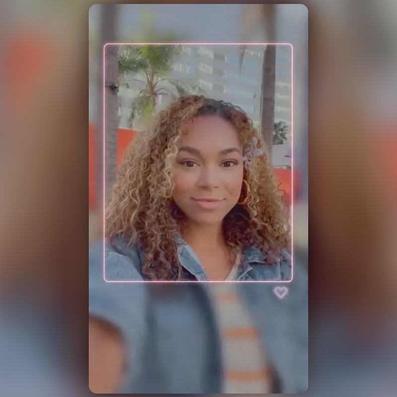 Neon Love Lens by Snapchat - Snapchat Lenses and Filters