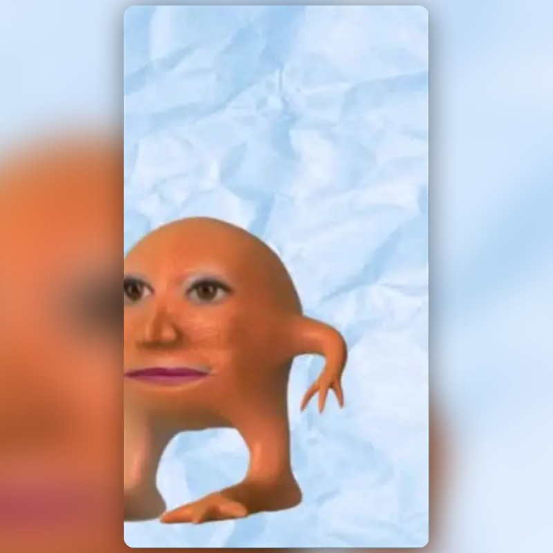 Orange People Lens by bernadette☁️ - Snapchat Lenses and Filters