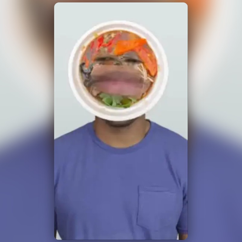 Ramen Face Lens by Danielle Grace - Snapchat Lenses and Filters