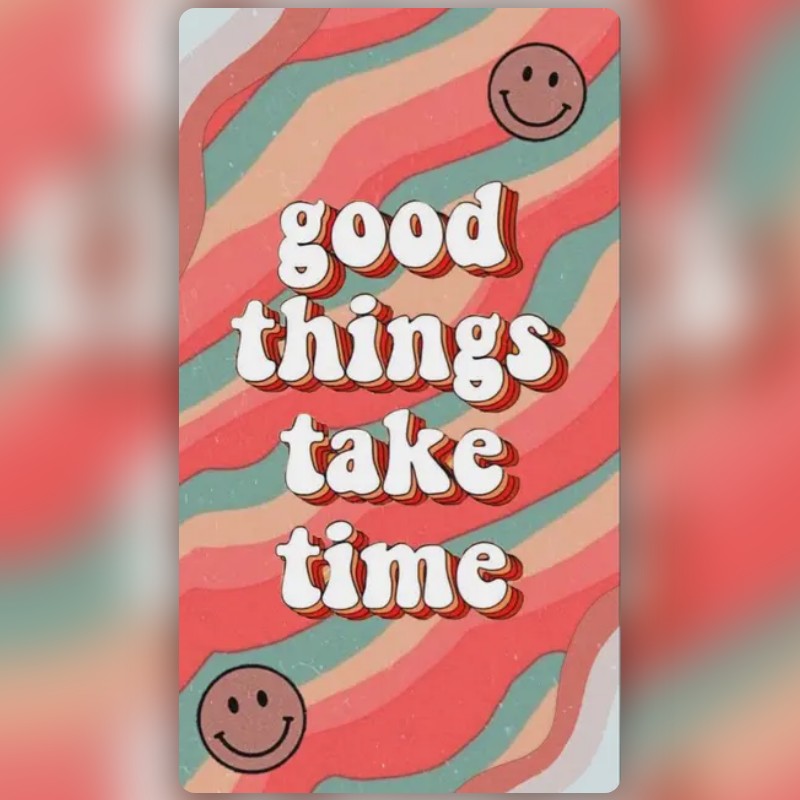 Good Things Lens by Snapchat - Snapchat Lenses and Filters