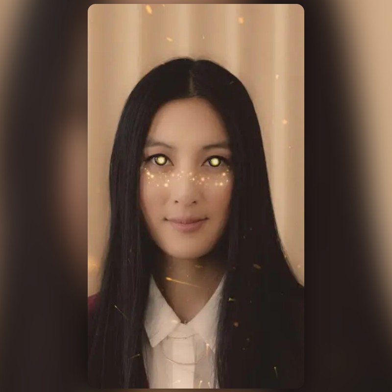 Shining Eyes Lens by Snapchat - Snapchat Lenses and Filters