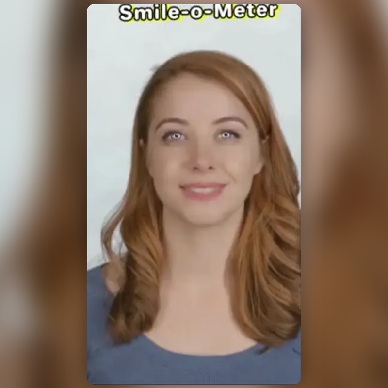 Smile O Meter Filter by Kevin | Snapchat Lenses