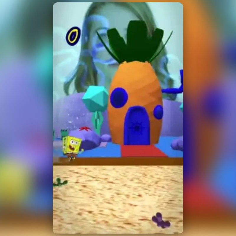 Sponge Bob Game Lens by MYFACE.AR - Snapchat Lenses and Filters
