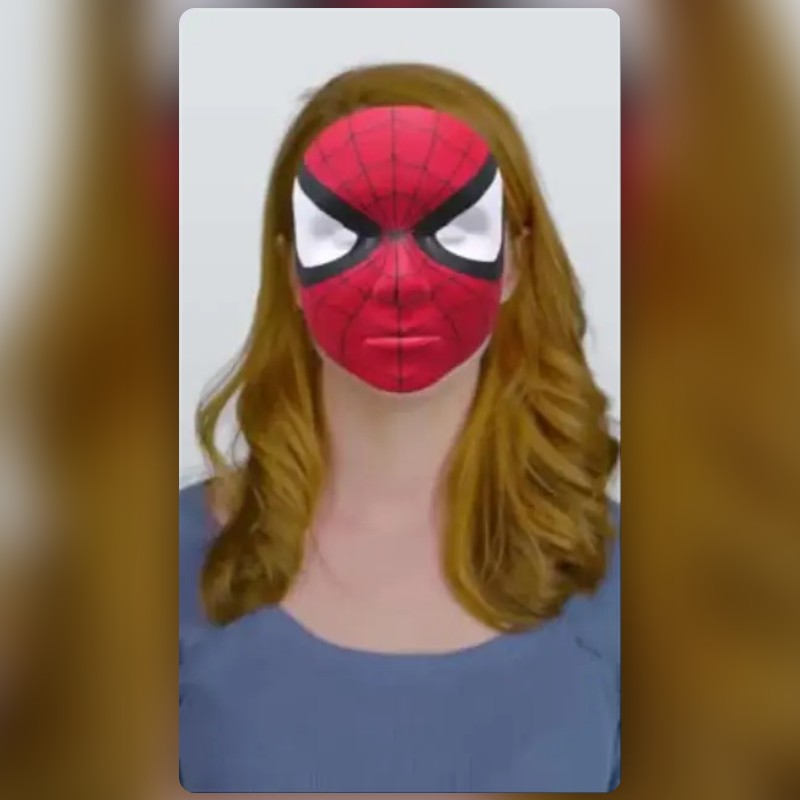 Spiderman Face Filter by Ismail Rajpoot | Snapchat Lenses