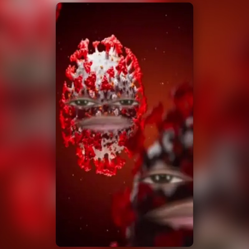 Evil COVID 19 Lens by hana - Snapchat Lenses and Filters