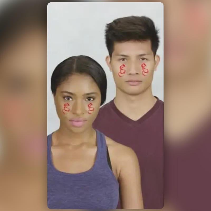 Red Dragon Tattoo Lens by cillia💕 - Snapchat Lenses and Filters