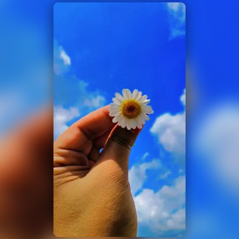 Blue sky v1 Lens by Snapchat - Snapchat Lenses and Filters