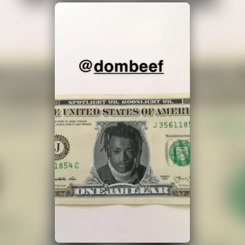 One Jahllar Dollar Lens by dombeef - Snapchat Lenses and Filters