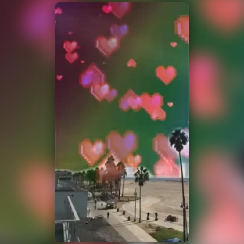 HEARTS-IN-SKY Lens by jp pirie - Snapchat Lenses and Filters