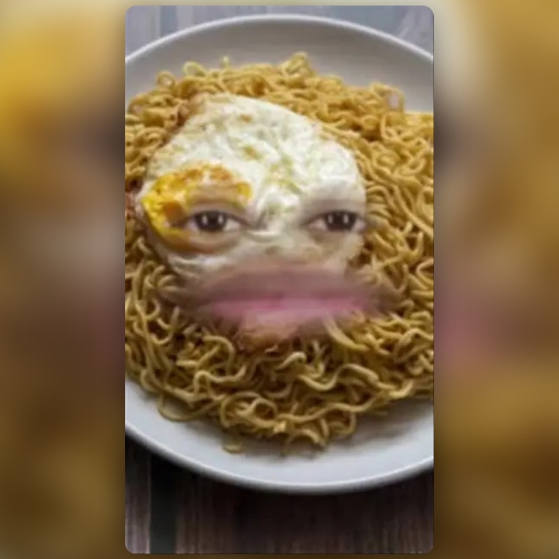 The Best Noodles Lens by hana - Snapchat Lenses and Filters