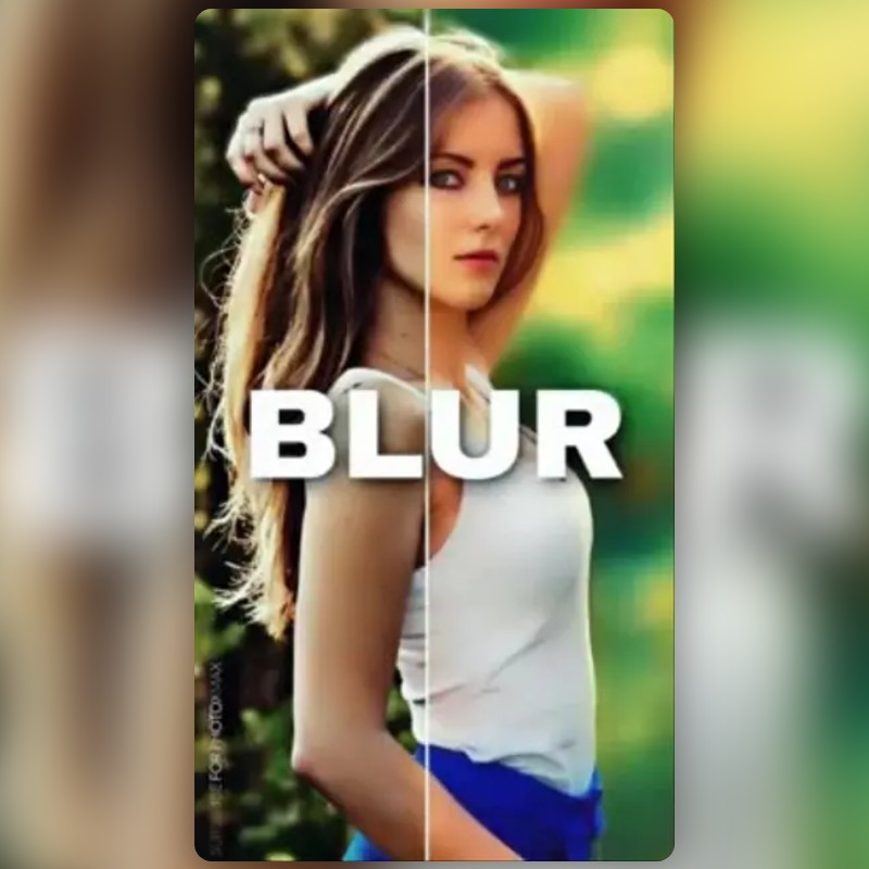 blur background Lens by PHOTOXMAX - Snapchat Lenses and Filters